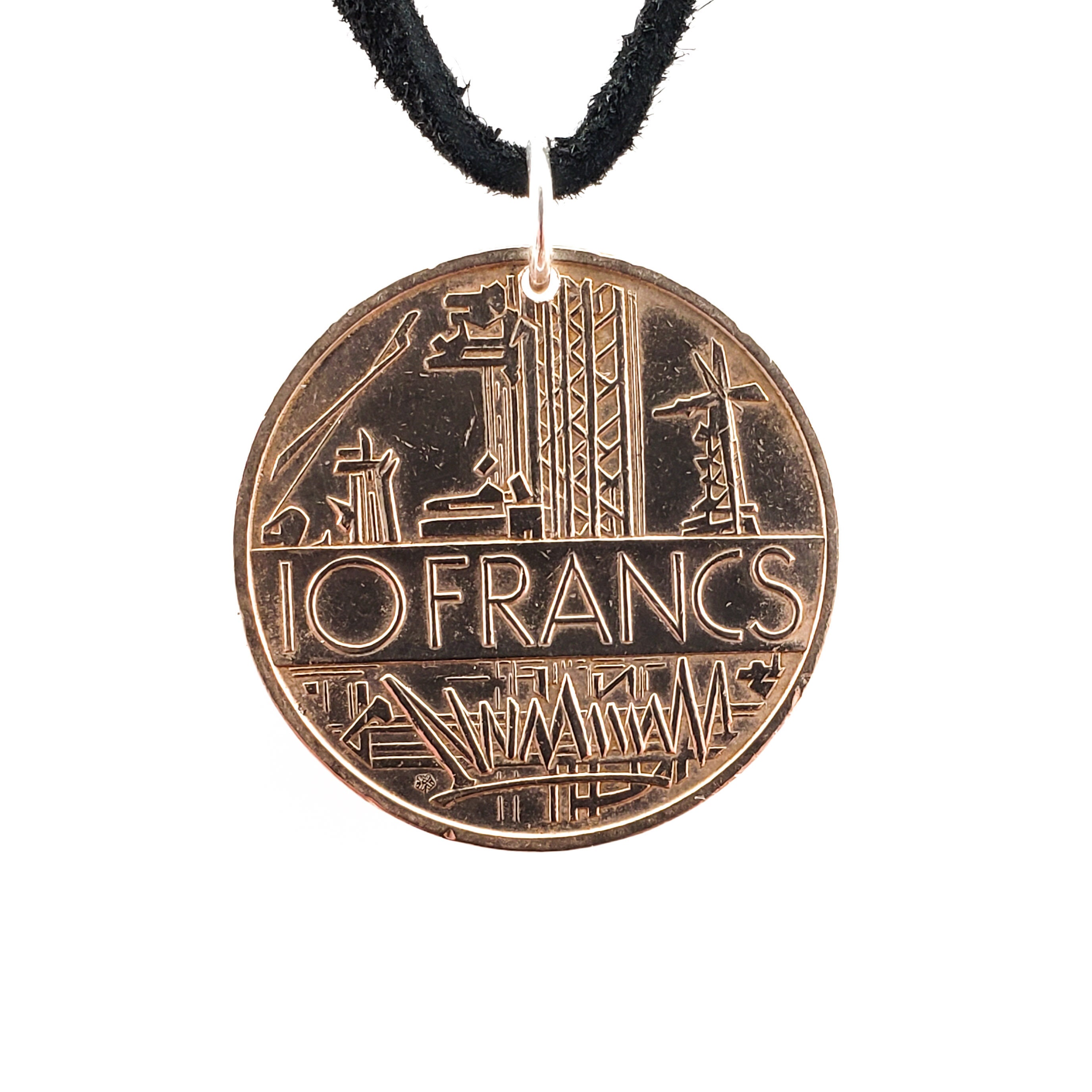 French Coin Necklace 10 Francs Mens Necklace Womens | Etsy