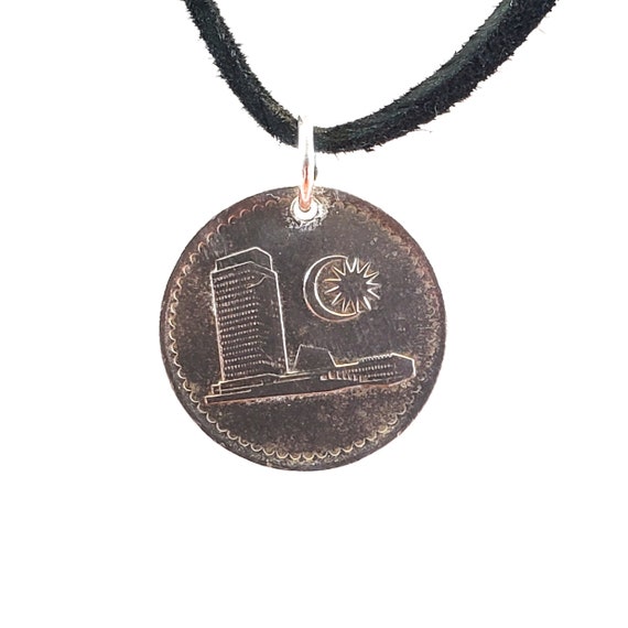 Malaysia Coin Necklace 10 Sen Mens Necklace Womens - Etsy