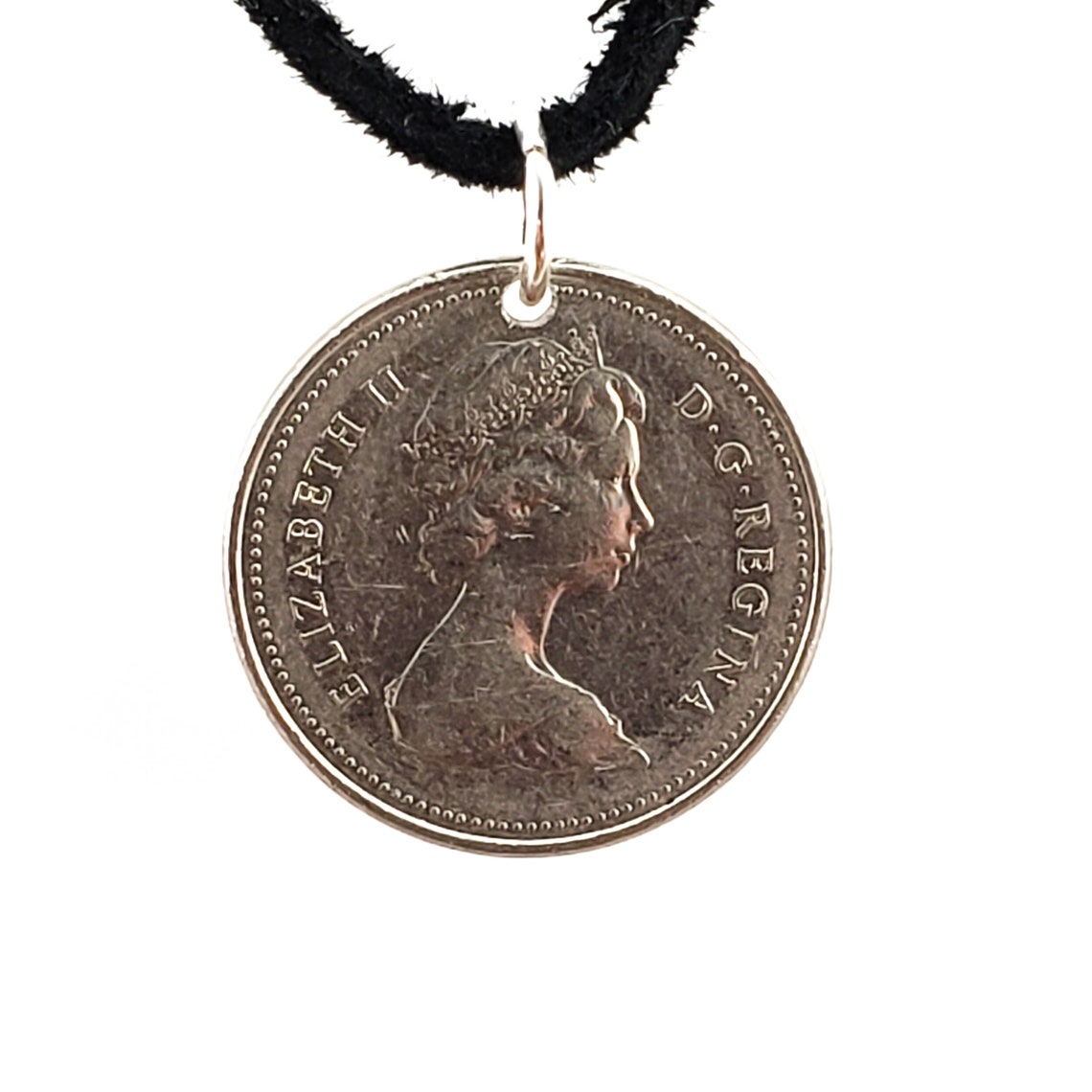 Beaver Coin Necklace Canadian 5 Cent Coin Pendant Leather - Etsy