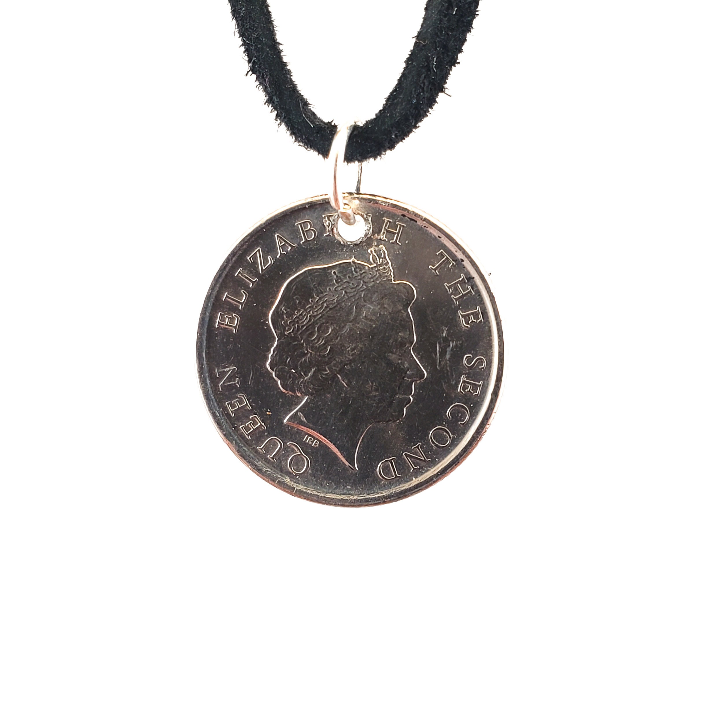 Boat Coin Necklace Caribbean 10 Cents Coin Pendant Leather | Etsy