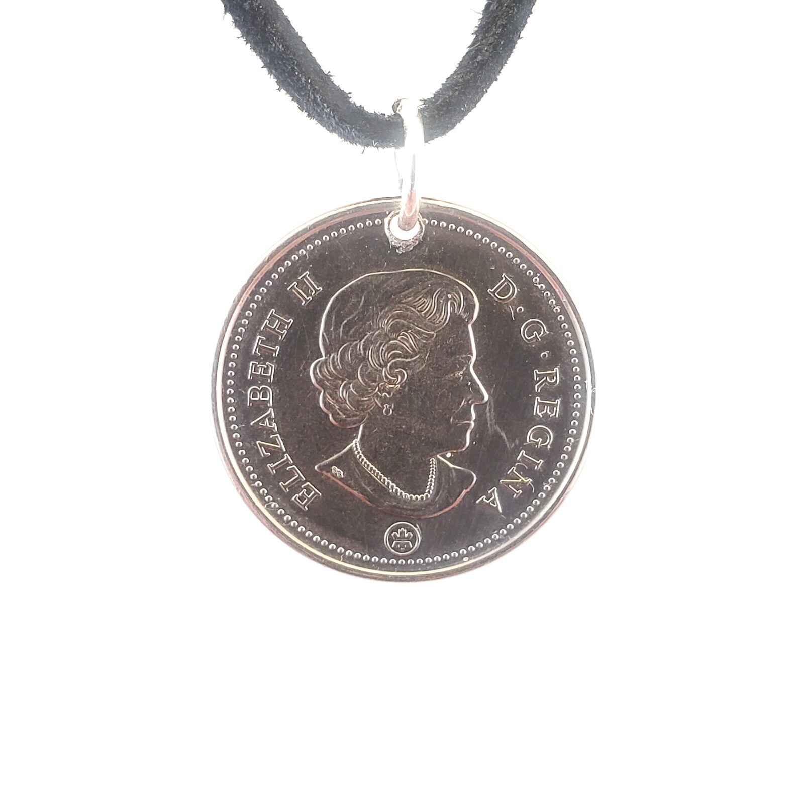 Canadian Beaver Coin Necklace 5 Cents Coin Pendant Mens - Etsy