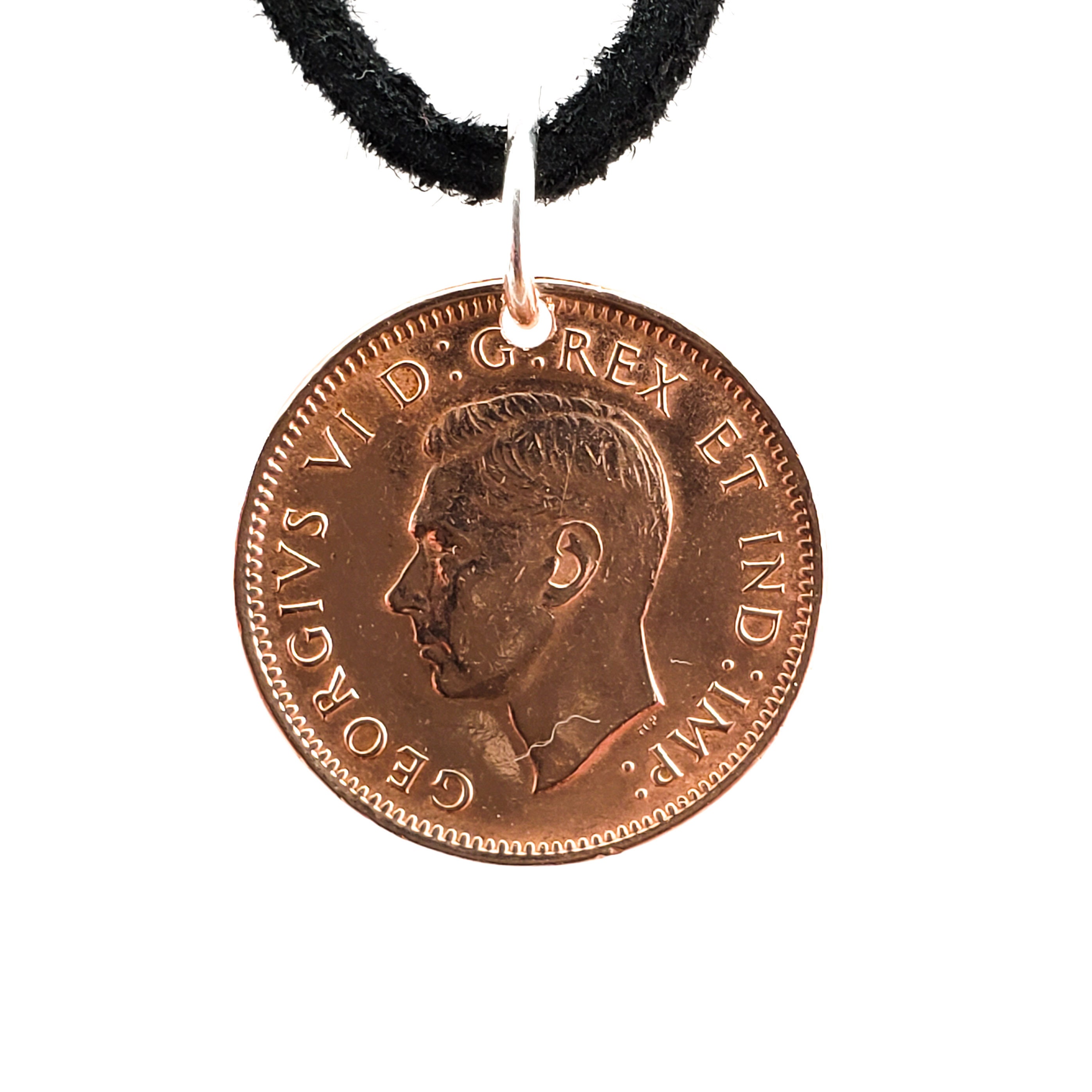 Canadian Coin Necklace 1 Cent Penny Coin Pendant Maple | Etsy