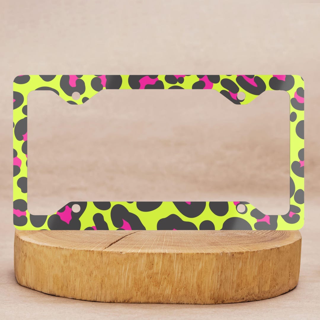 Leopard License Plate Frame: Y2K Baddie Car Accessory - Etsy