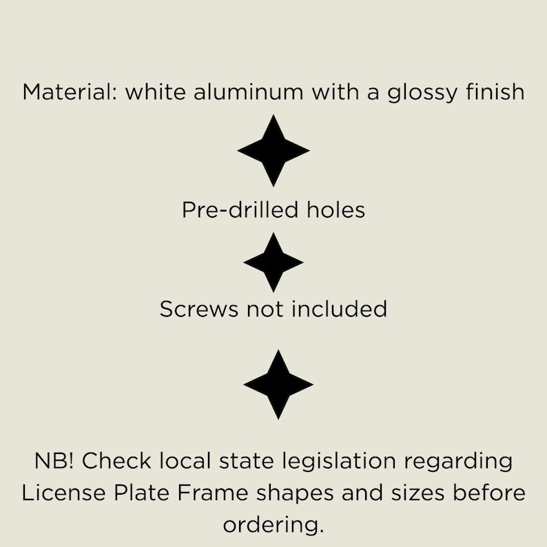 Gold Stars License Plate Frame: Sparkly Car Accessory - Etsy