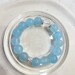 Natural Baby Blue Quartz Bracelet: Calm Communication Crystal, 11mm (6. ...