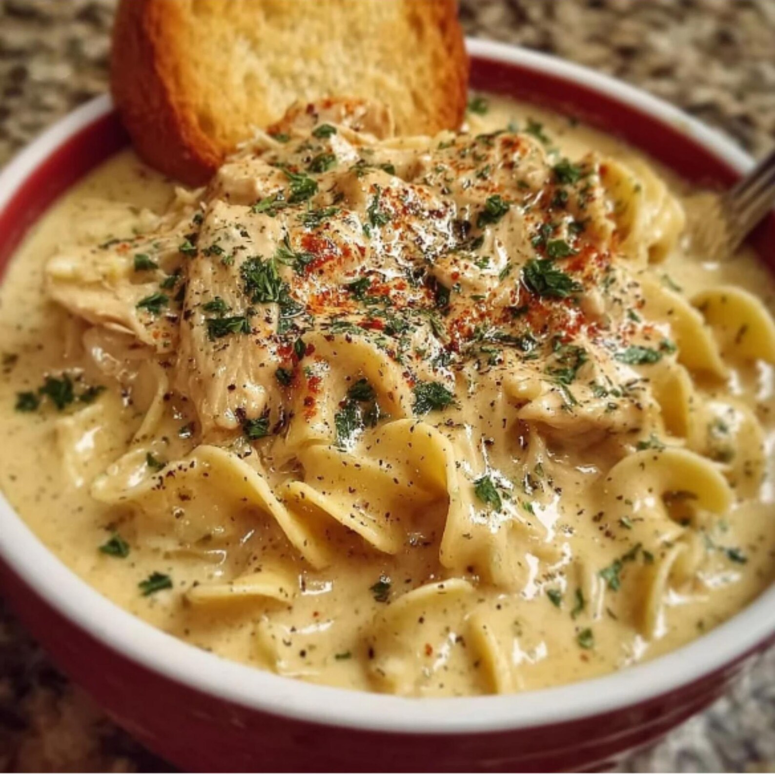 Creamy Chicken Alfredo Soup Recipe | Easy & Cozy Dinner | Instant ...