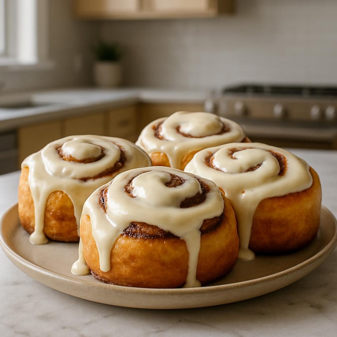 Copycat Cinnabon Cinnamon Rolls Recipe | Gooey Swirls & Creamcheese ...