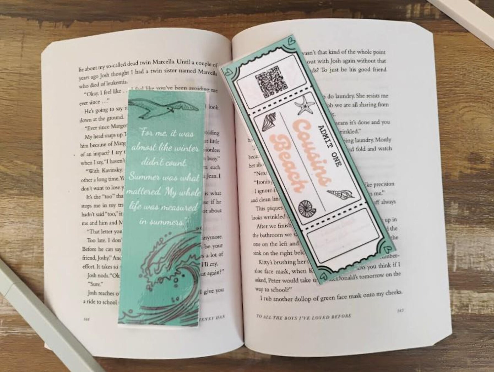 The Summer I Turned Pretty Ticket Bookmarks: Team Conrad, Jeremiah ...
