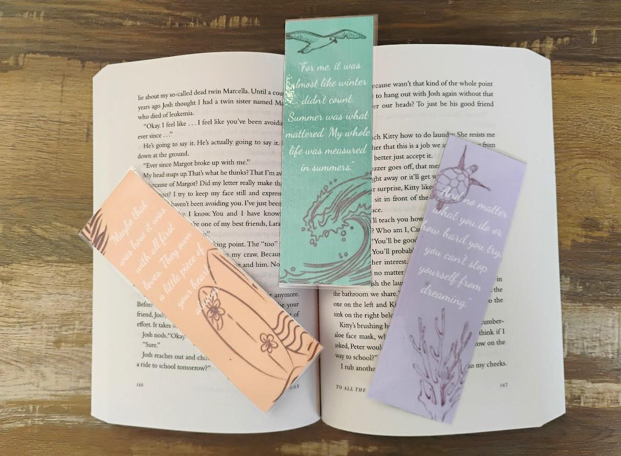 The Summer I Turned Pretty Ticket Bookmarks: Team Conrad, Jeremiah ...