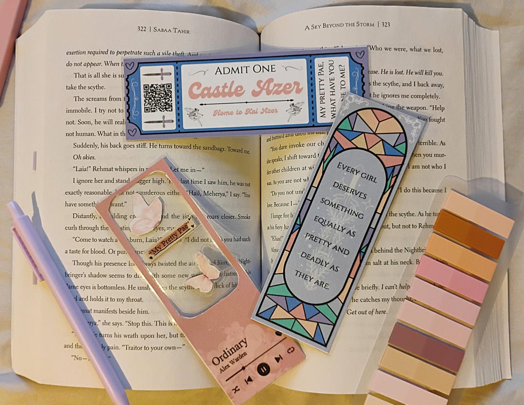 Powerless Bookmarks Set – Lauren Roberts Romantasy, Pastel - Etsy