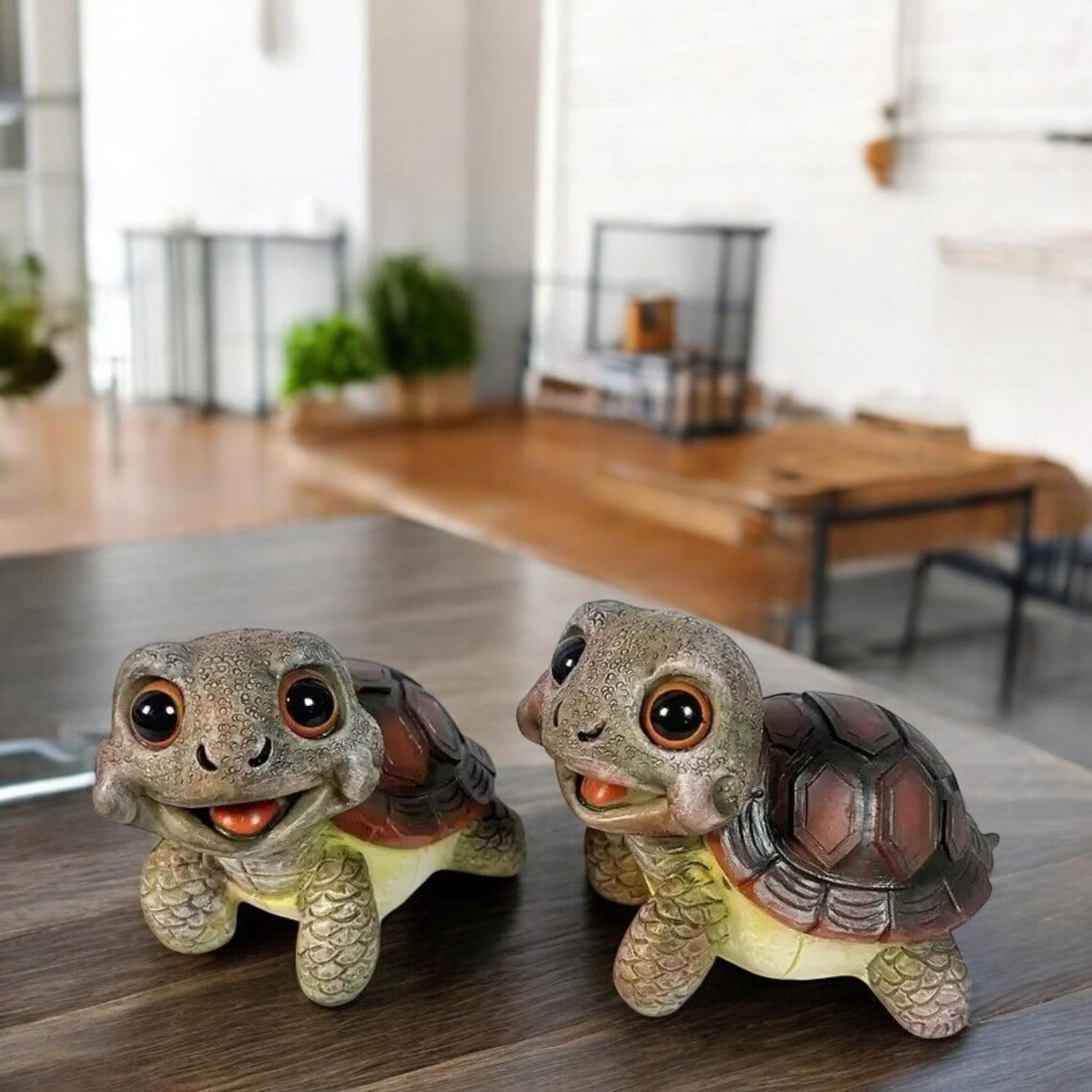 Tortoise Statue Turtle Figurine Outdoor Garden Decorative Sculpture for ...