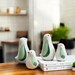 Ceramic Bird Figurines Cute Bird Figure for Shelf Decor - Etsy
