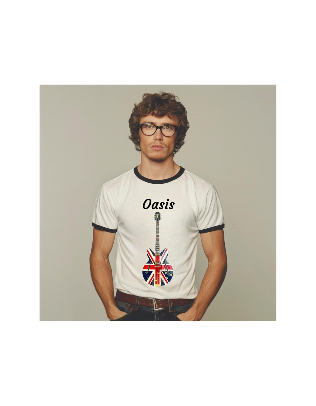 Oasis, Oasis Ringer T-shirt, Oasis Merch, Unisex Oasis T-shirt, Britpop ...