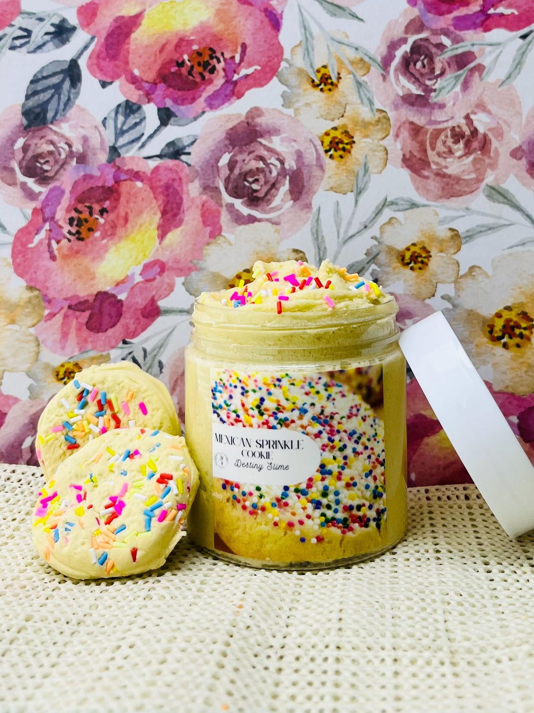 Mexican Sprinkle Cookies Cloud Dough Slime, Slime Shop, Therapy Slime ...