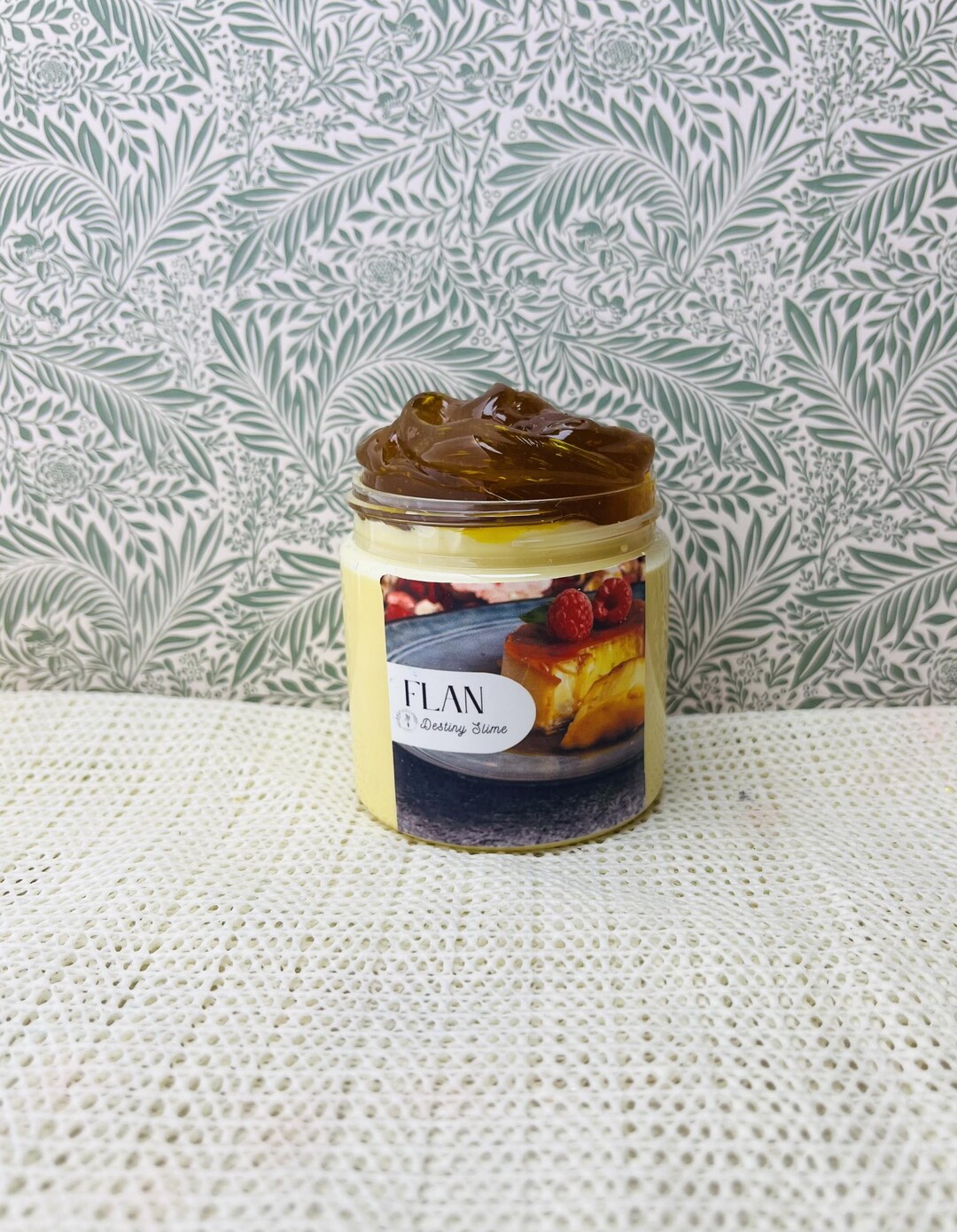 Flan Thick and Glossy Slime Set, Thick and Glossy Slime, Slime Shop ...