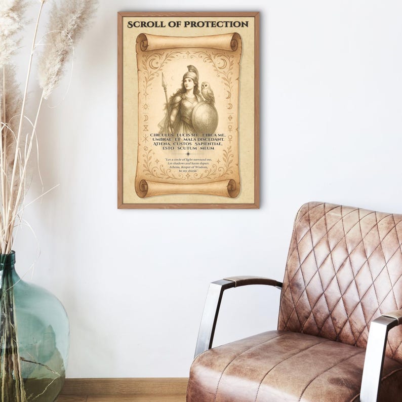 Ancient Blessing Scrolls Printable Set | Greek Deities Sacred Rituals ...