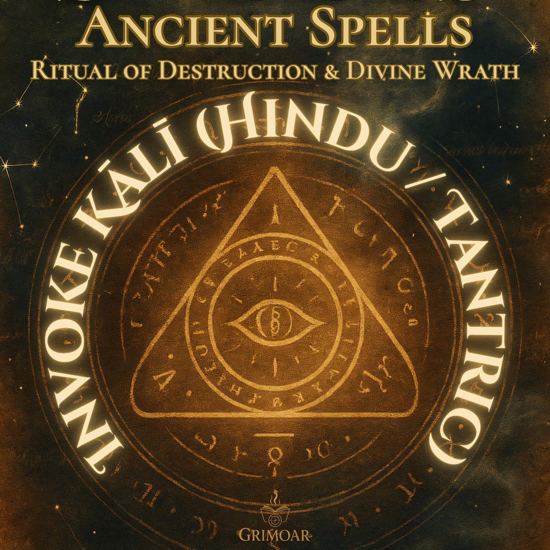 Ritual of Destruction—kālī Tantric Spell PDF | Spiritual Liberation ...