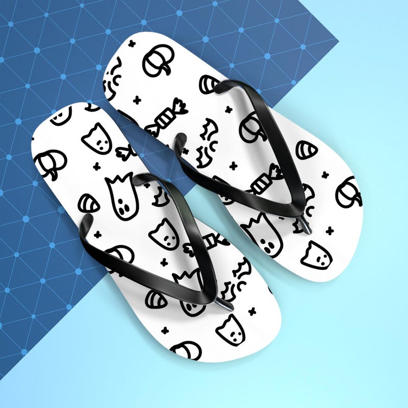 Halloween Flip Flops - Etsy