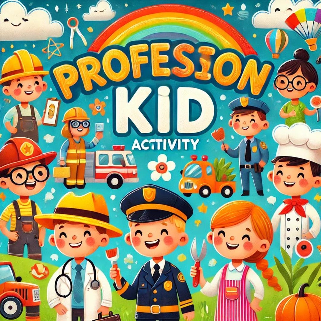 Educational Professions Activity Pages for Kids – Printable Worksheets ...