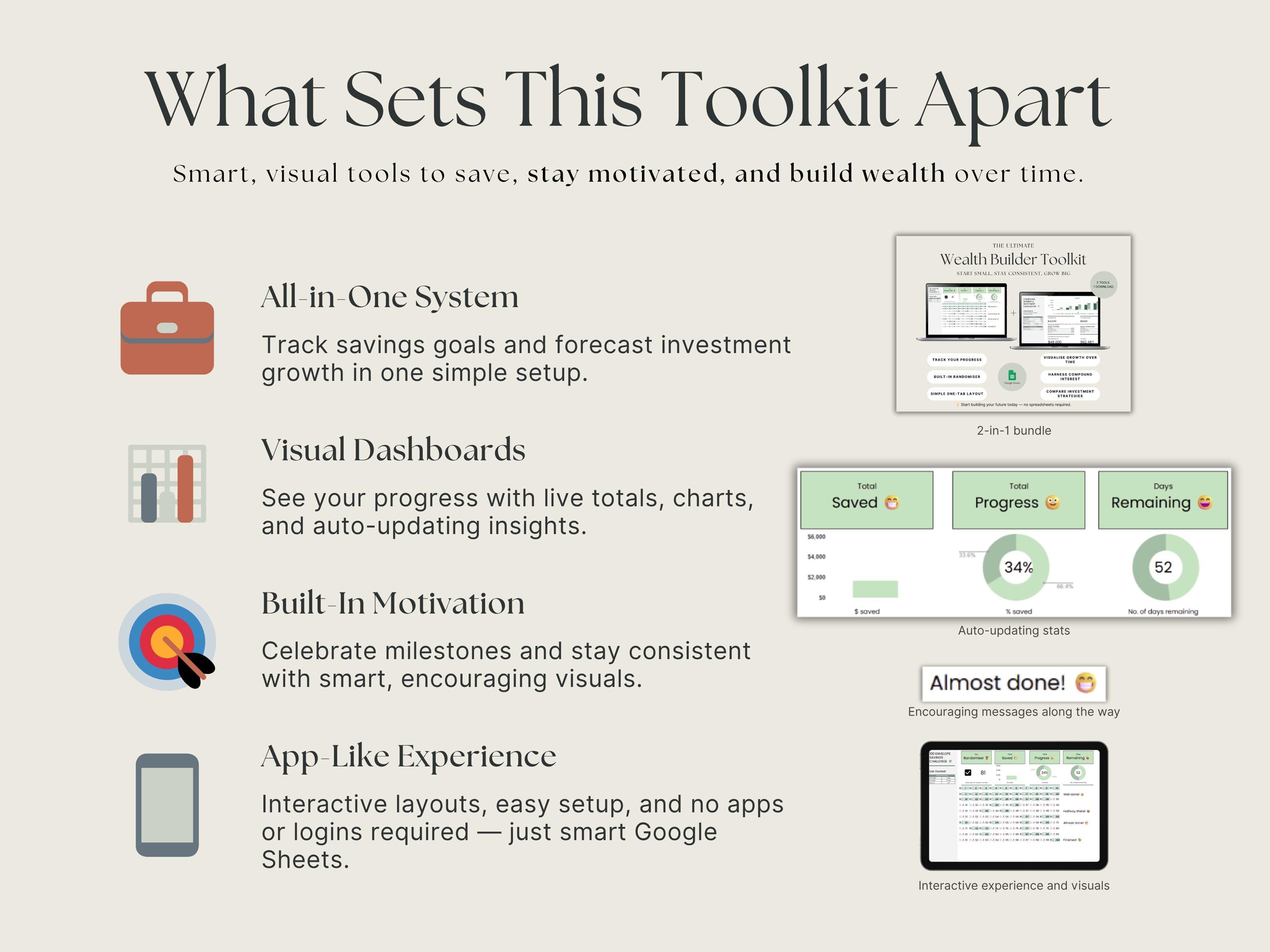 Wealth Builder Toolkit: 100 Envelope Savings Challenge + Compound ...