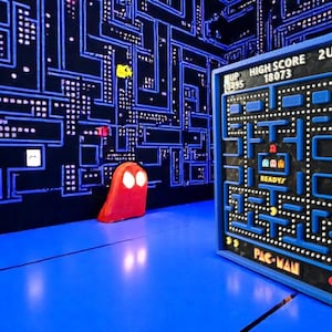 Pac-man 3D Pixel Art 20 Cm – Retro Arcade Decoration – Classic Video ...