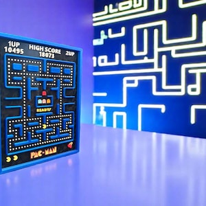 Pac-man 3D Pixel Art 20 Cm – Retro Arcade Decoration – Classic Video ...