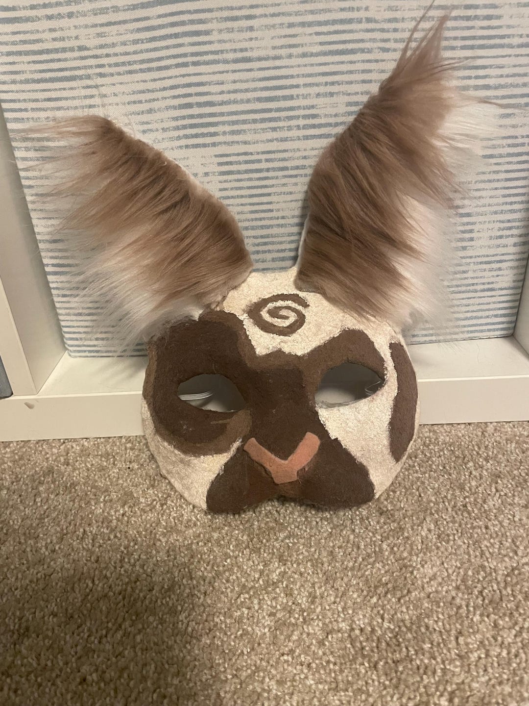 Brown Spotted Bunny Mask! - Etsy