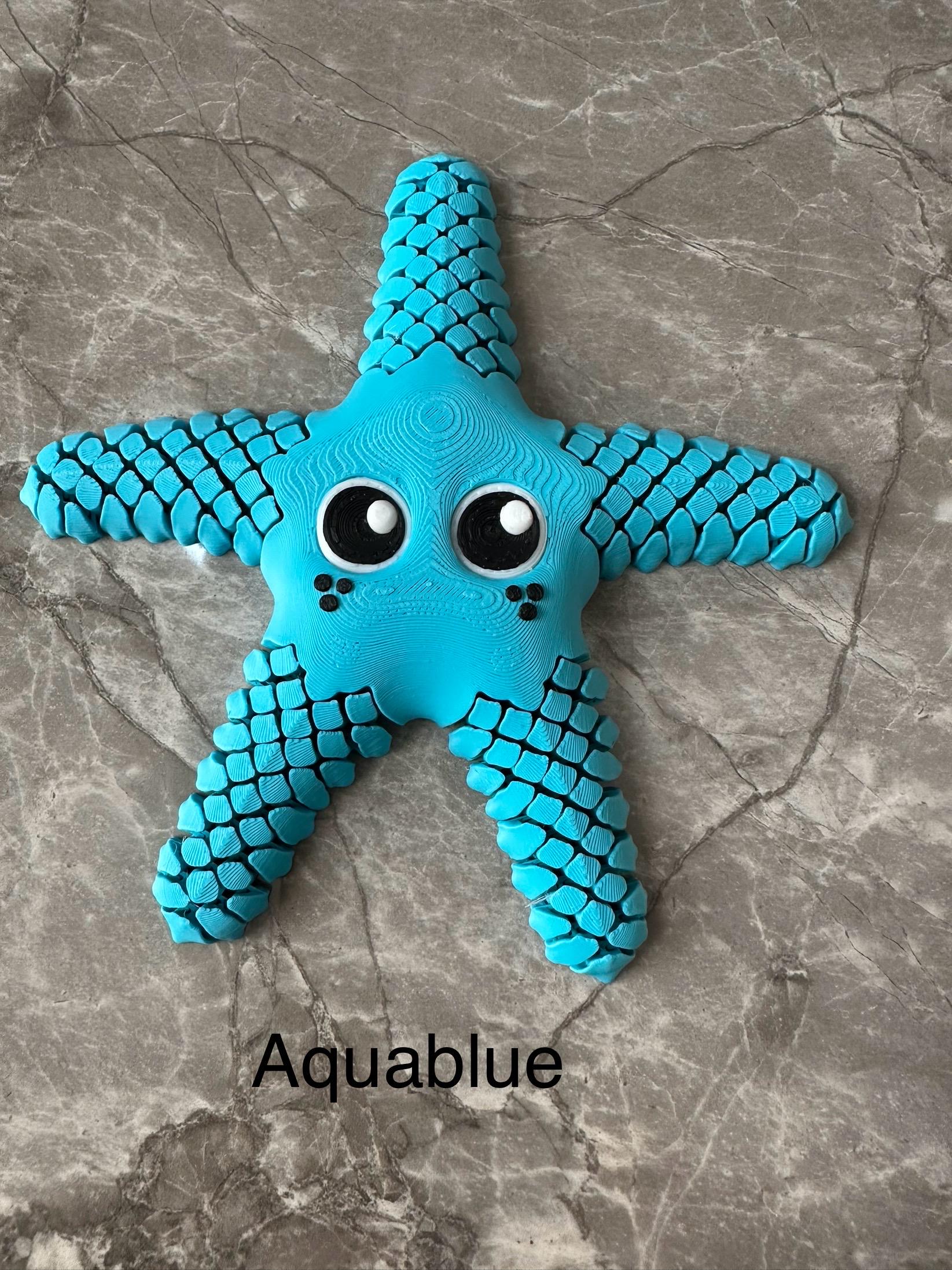 Articulated 3D Printed Starfish Fidget Desktop - Etsy UK