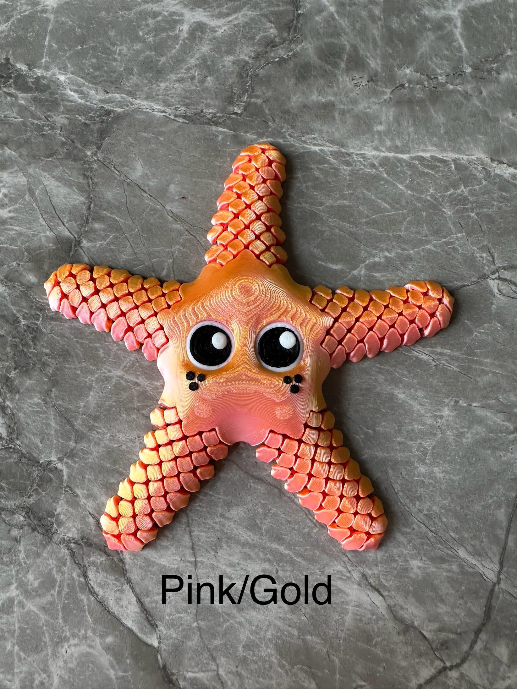 Articulated 3D Printed Starfish Fidget Desktop - Etsy UK