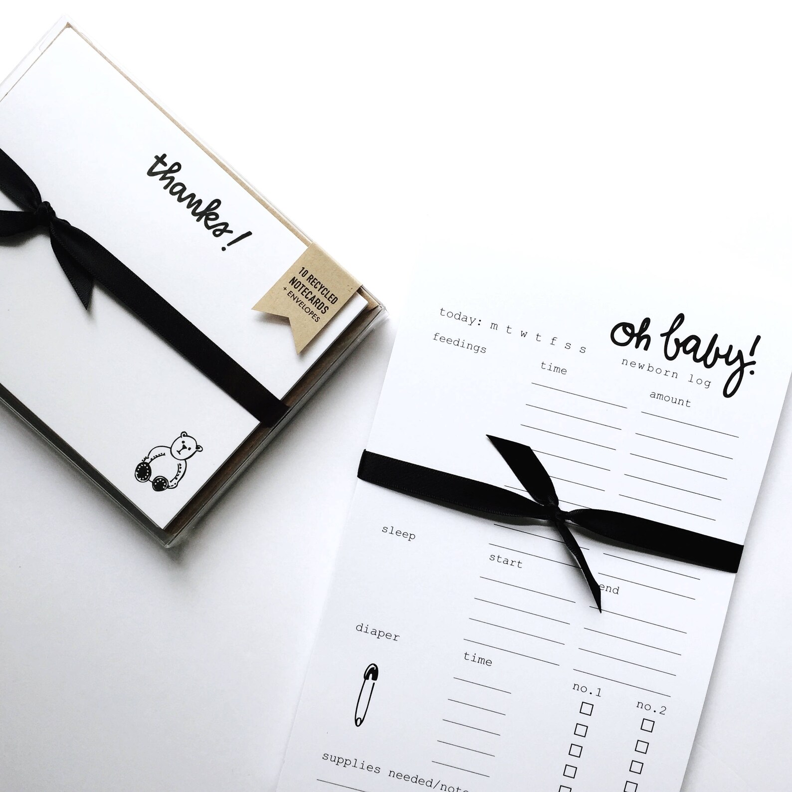Newborn Baby Feeding Nap Log Notepad | Etsy