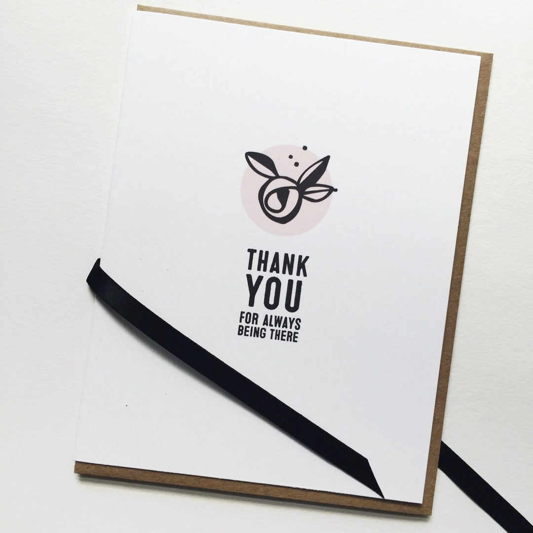 Thank You for Always Being There - Greeting Card. Friendship ...