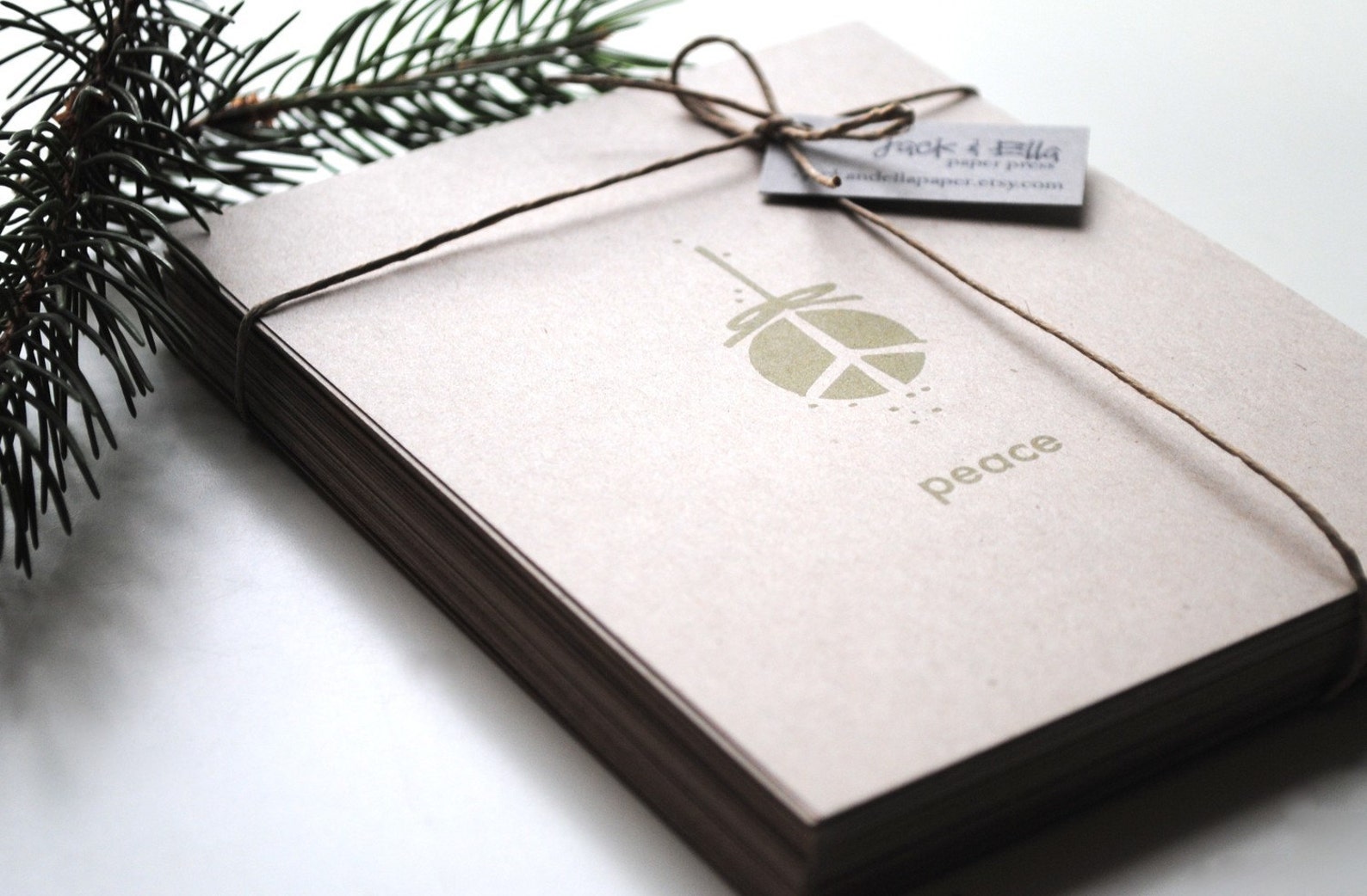 Sweet Peace Holiday Postcards - Set of 50 - Etsy