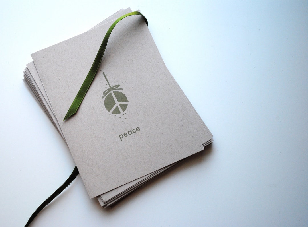 Sweet Peace Holiday Postcards - Set of 50 - Etsy