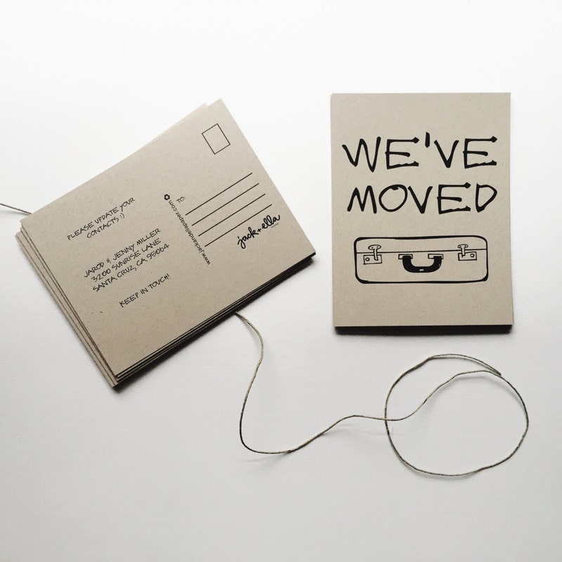 Moving Postcard - Etsy