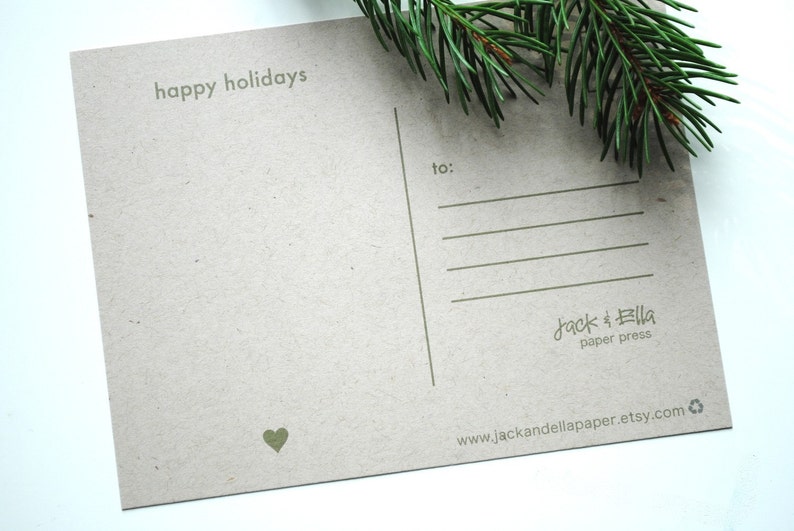 Sweet Peace Holiday Postcards - Set of 50 - Etsy