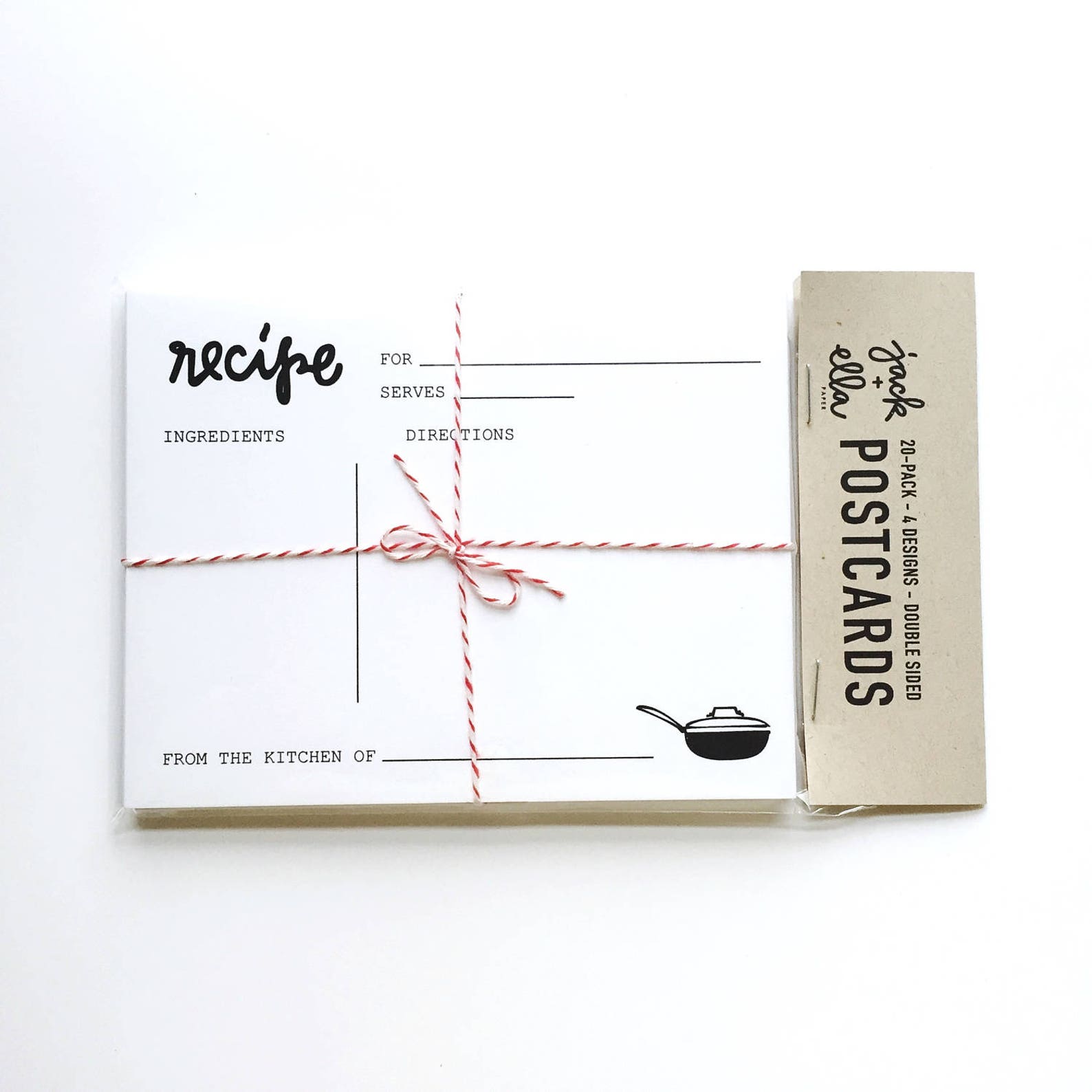 Recipe Card Set of 20, Foodie Gift, Recycled - Etsy