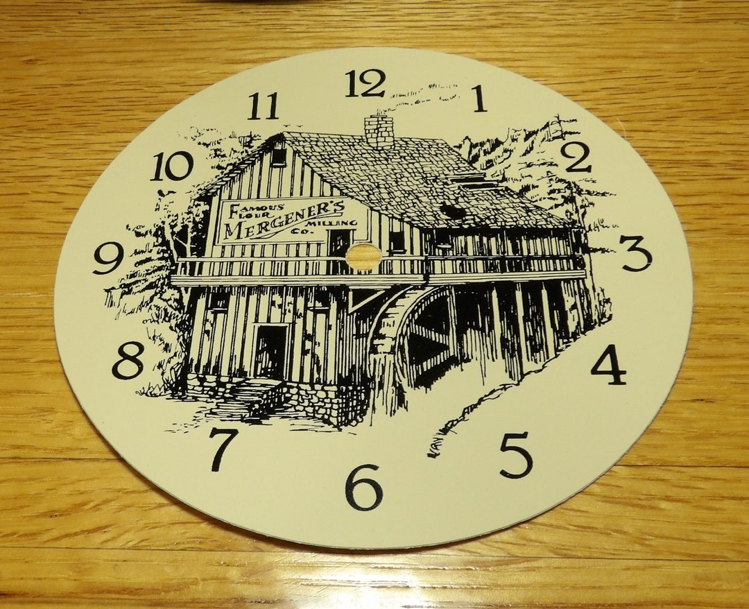 Lot of 6 - 6" Old Milling Scene Mylar Clock Dials - Etsy