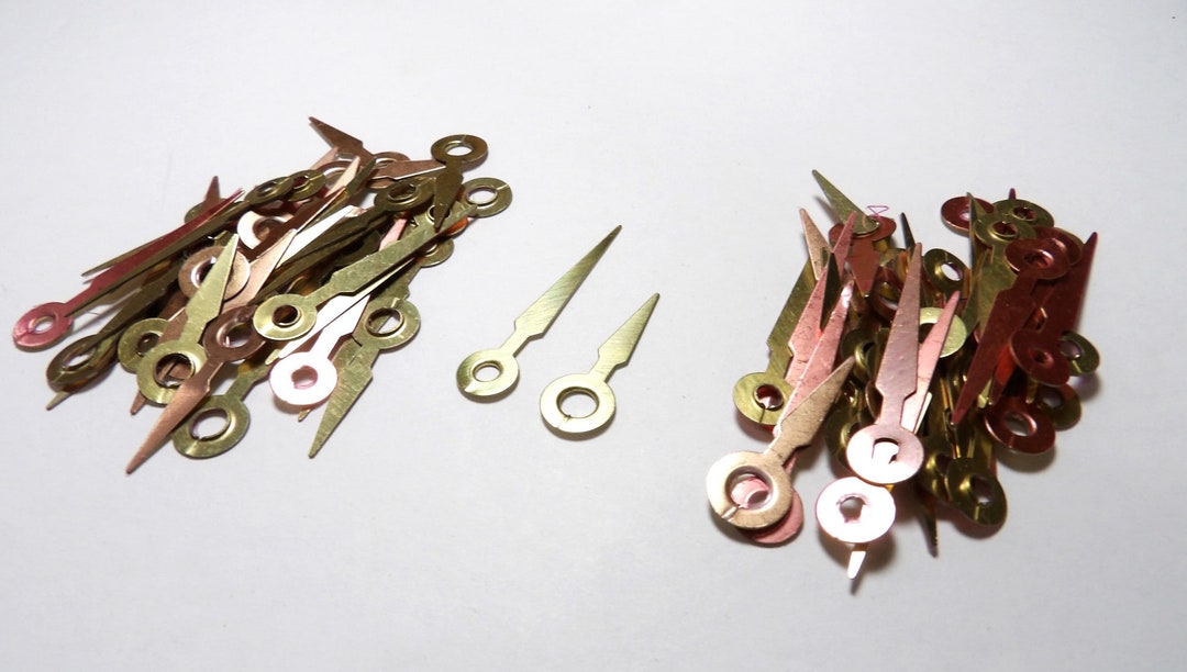25 Pairs New Brass Sword Clock Hands (#000) for Scrapbooking, Steampunk ...