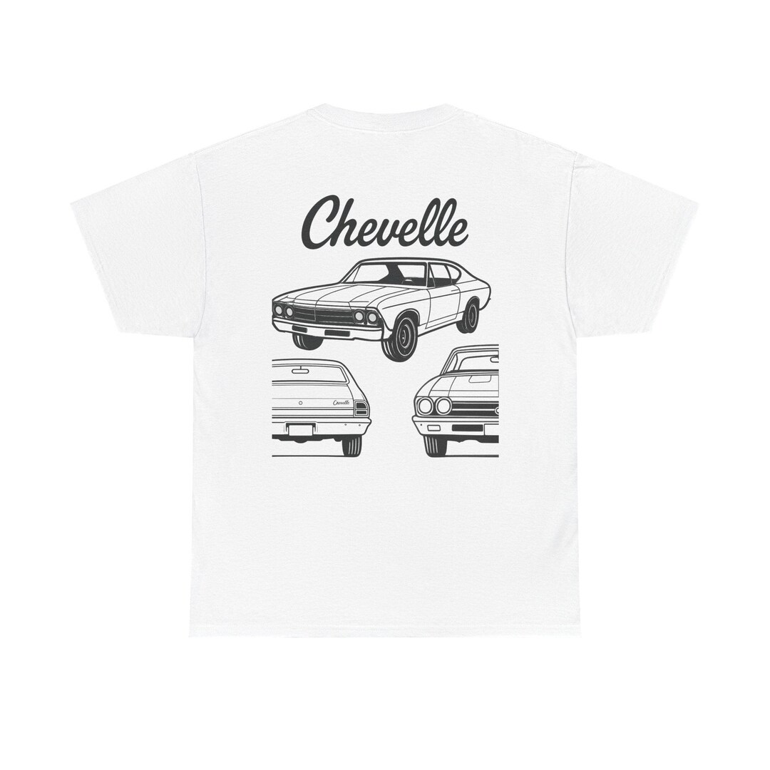 Retro Chevelle Unisex Heavy Cotton Tee, Vintage Car T-shirt, Classic ...