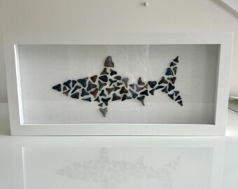 Seashell Fish | Framed Coastal Shell Art | Beachcomber’s Collection ...
