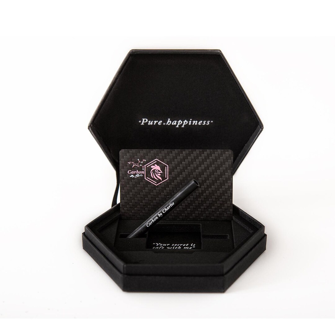 Carbon Fiber Card & Straw Set Ultra-light Cutting Kit Premium Snuff ...