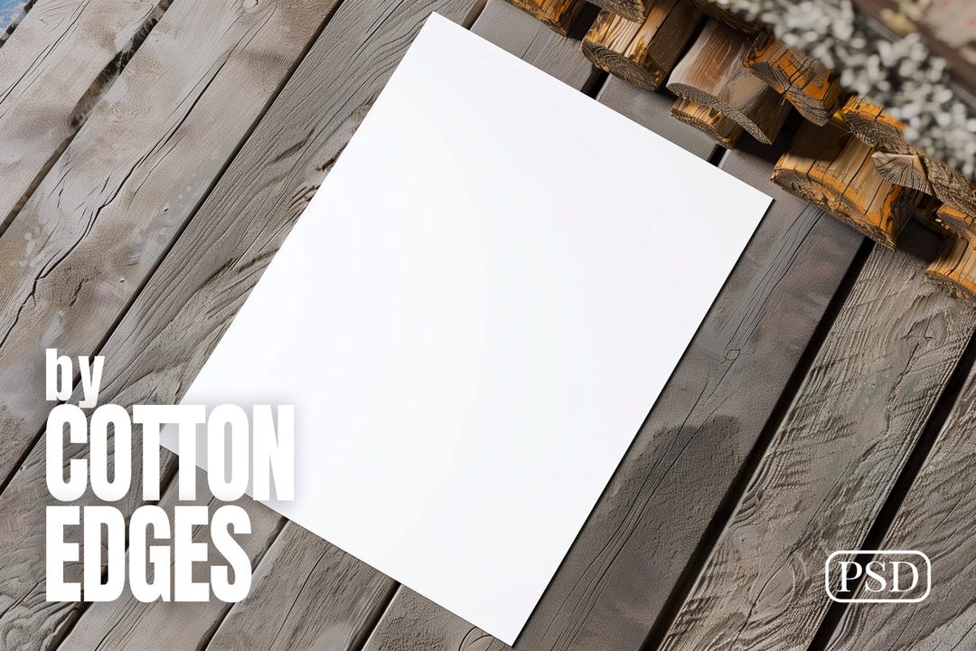 3x4 Poster Mockup – PSD File for Digital Prints, Minimalist Paper Art ...