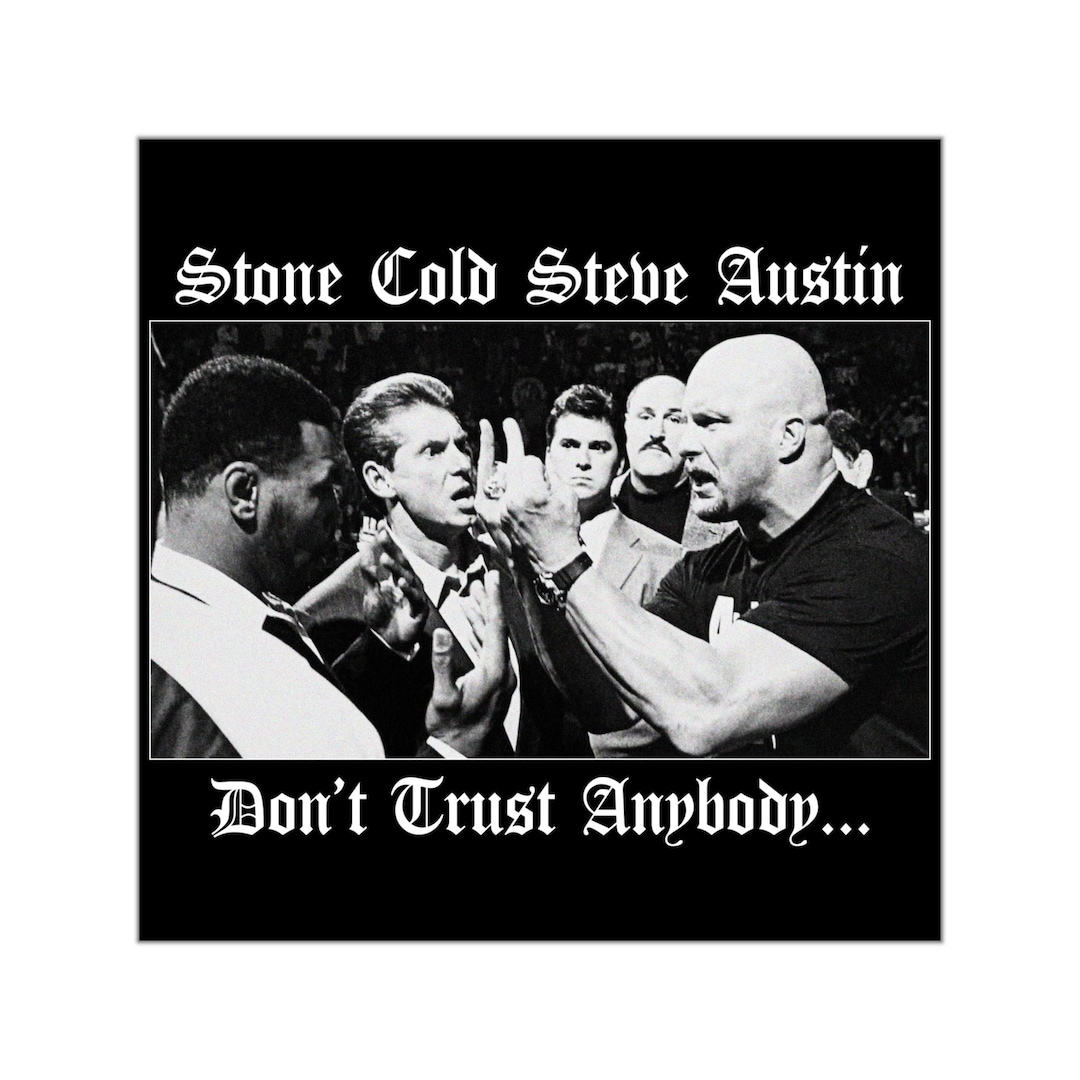 Stone Cold Steve Austin Quotes Vinyl Stickers, Wrestling Merchandise ...
