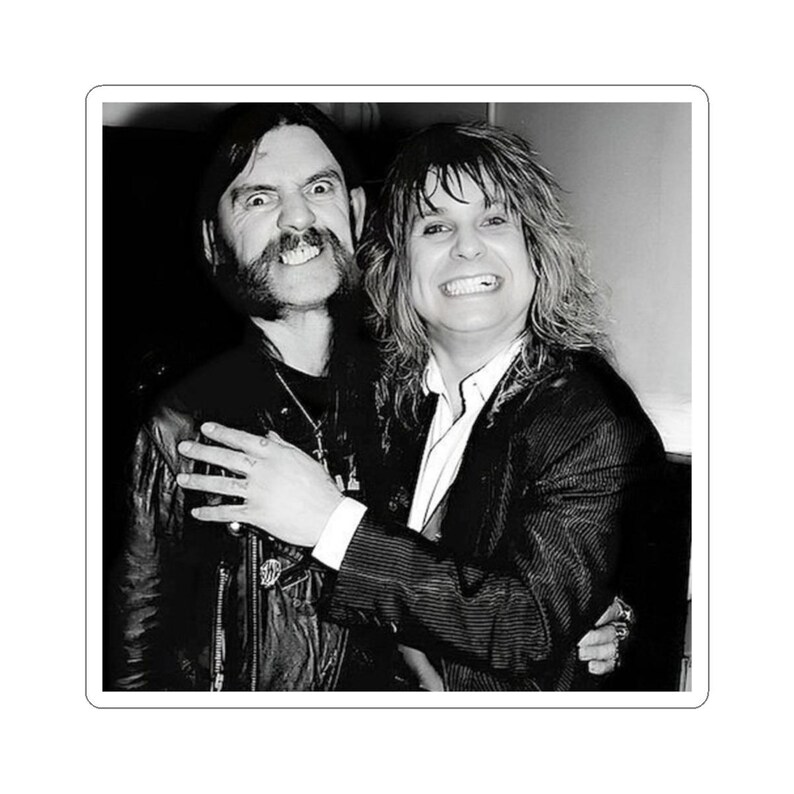 Ozzy and Lemmy Sticker | Perfect for Music Lovers, Laptop Decals, Gift ...