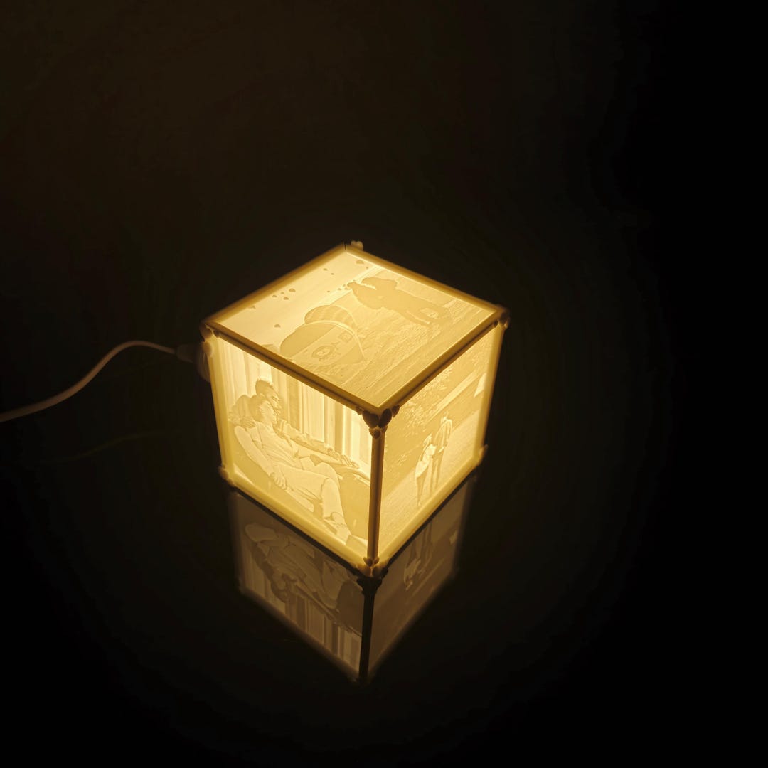 Custom Lithophane – 3D Printed Light Box With Your Photo - Etsy