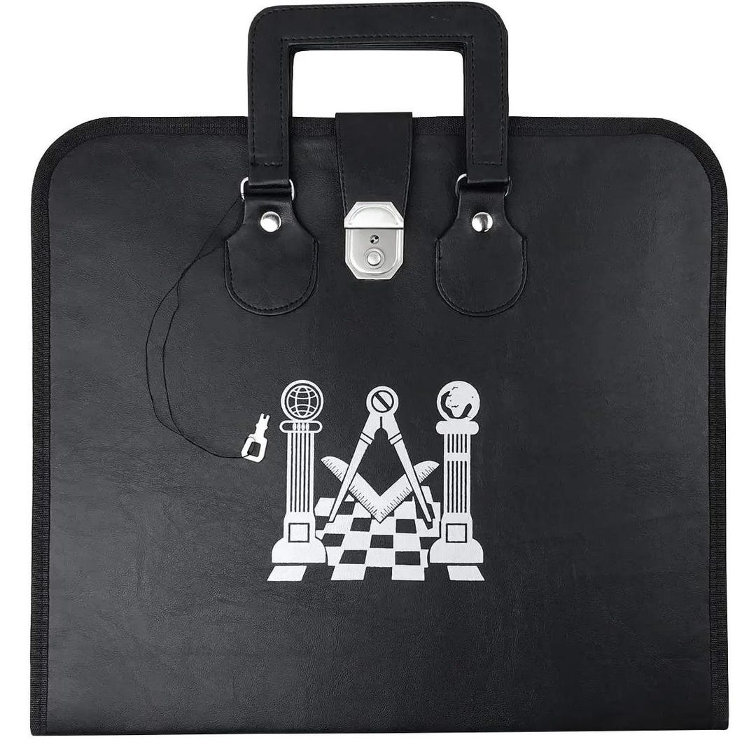 Masonic Black Master Mason Pavement Pillars Soft Apron Case - Blue ...