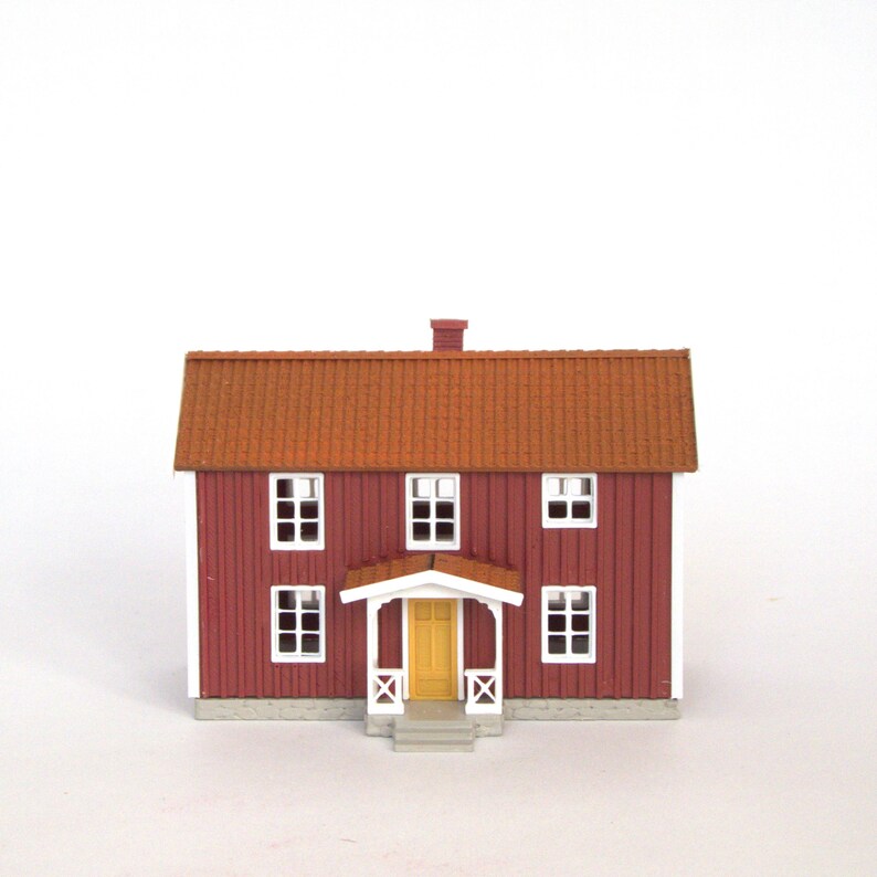 Model Building Kit of Small Scandinavian Rural House in Scale 1:87 - Etsy