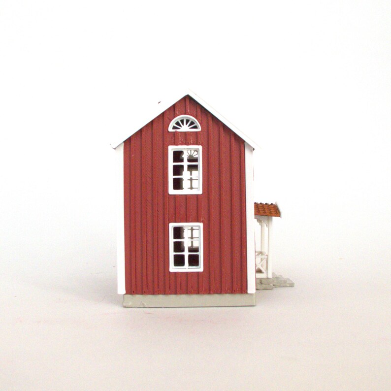 Model Building Kit of Small Scandinavian Rural House in Scale 1:87 - Etsy