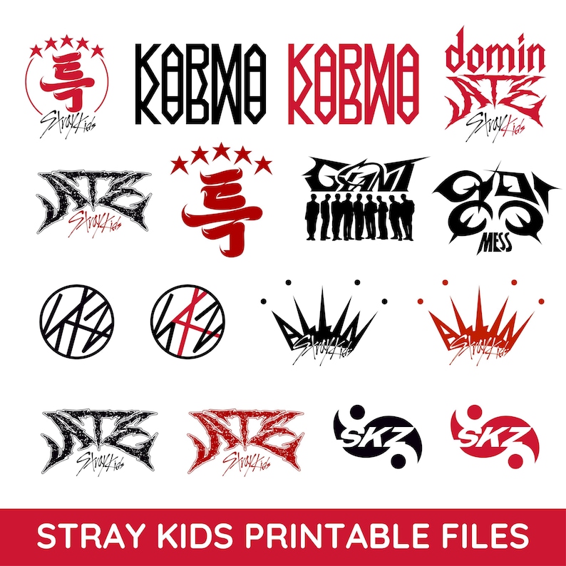Stray Kids SKZOO SVG PNG Bundle, Kpop Cut Files (digital Download) - Etsy