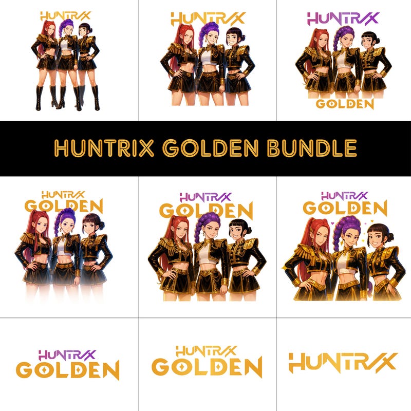 Huntrix Golden Art - Etsy